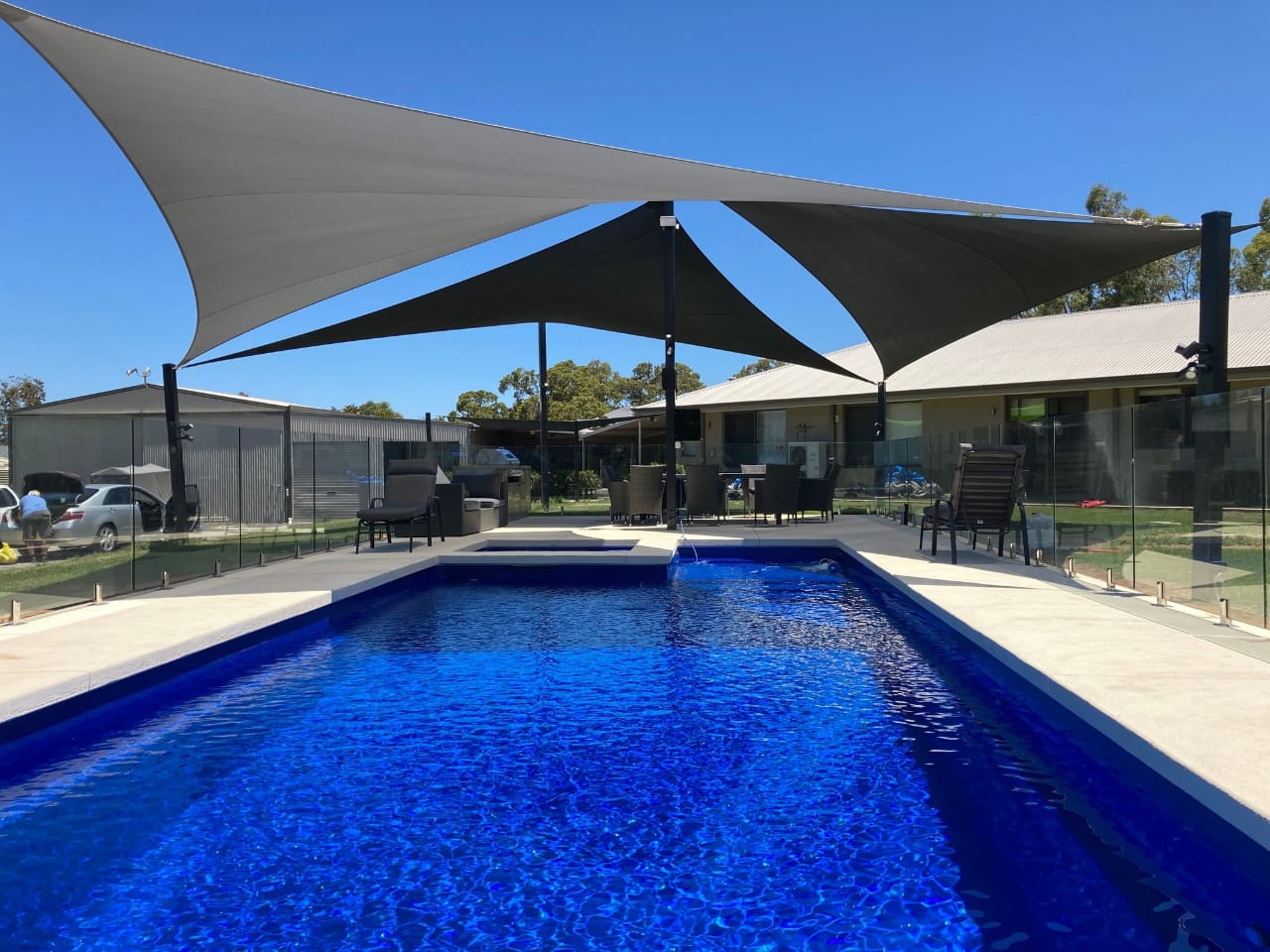 Swimming Pool Shade I Pool sun shades in Dubai, UAE